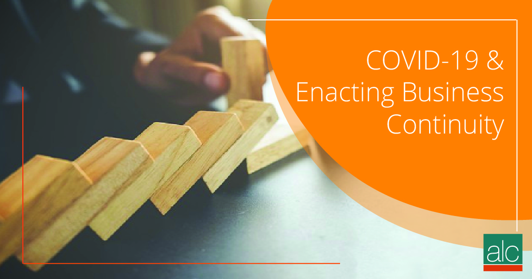 COVID-19 & Enacting Business Continuity - ALC Training